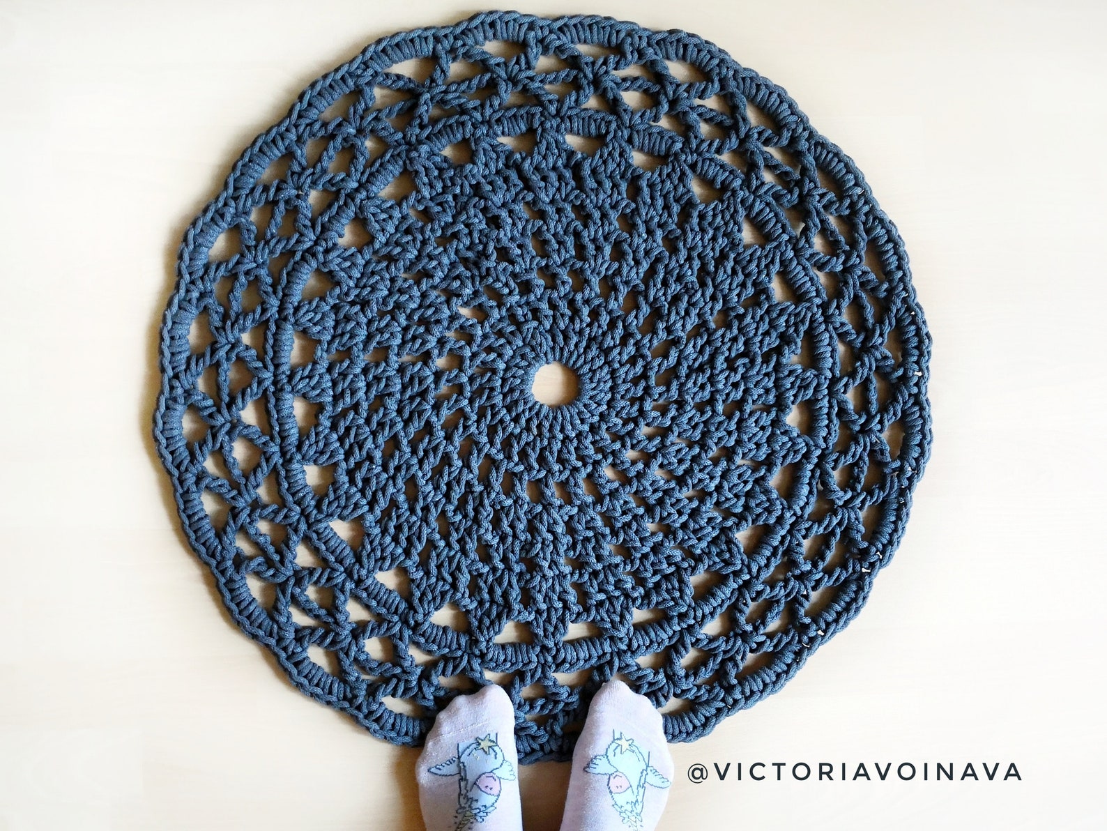 Crochet Round Rug Pattern | Crochet Pattern - Etsy