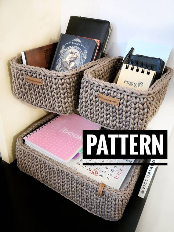 Crochet Storage Bin Pattern