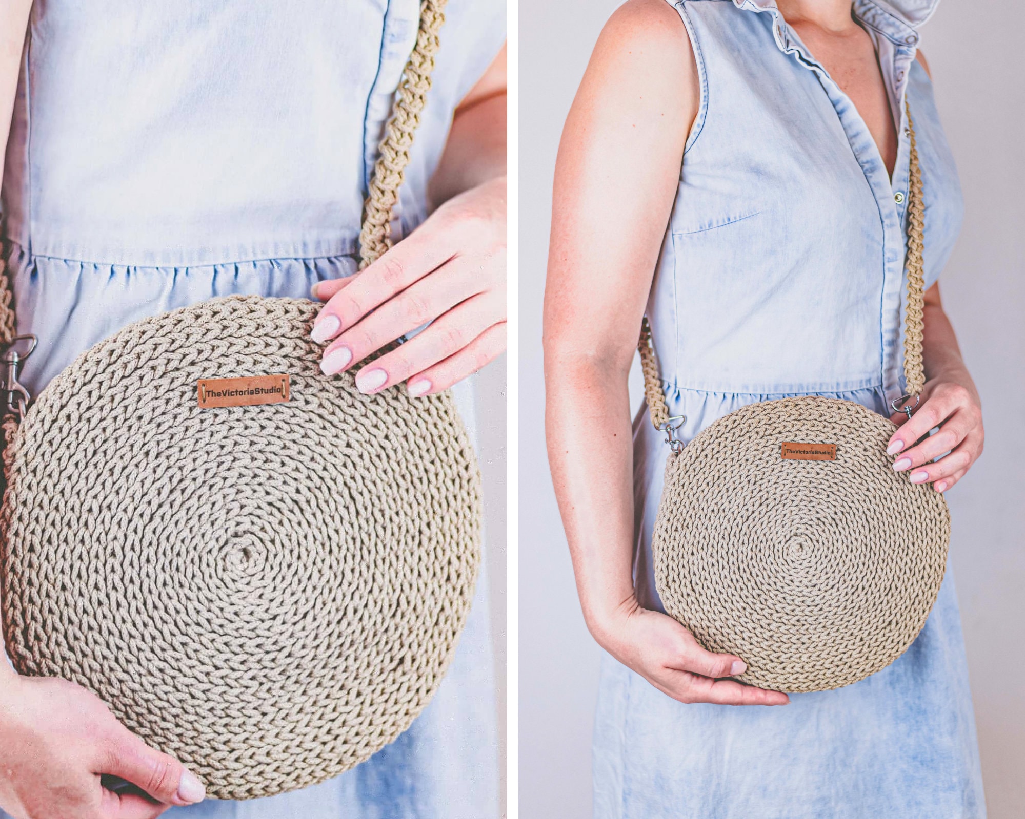 Crochet Round Bag Pattern Crochet Circle Bag Pattern Crochet Circle ...