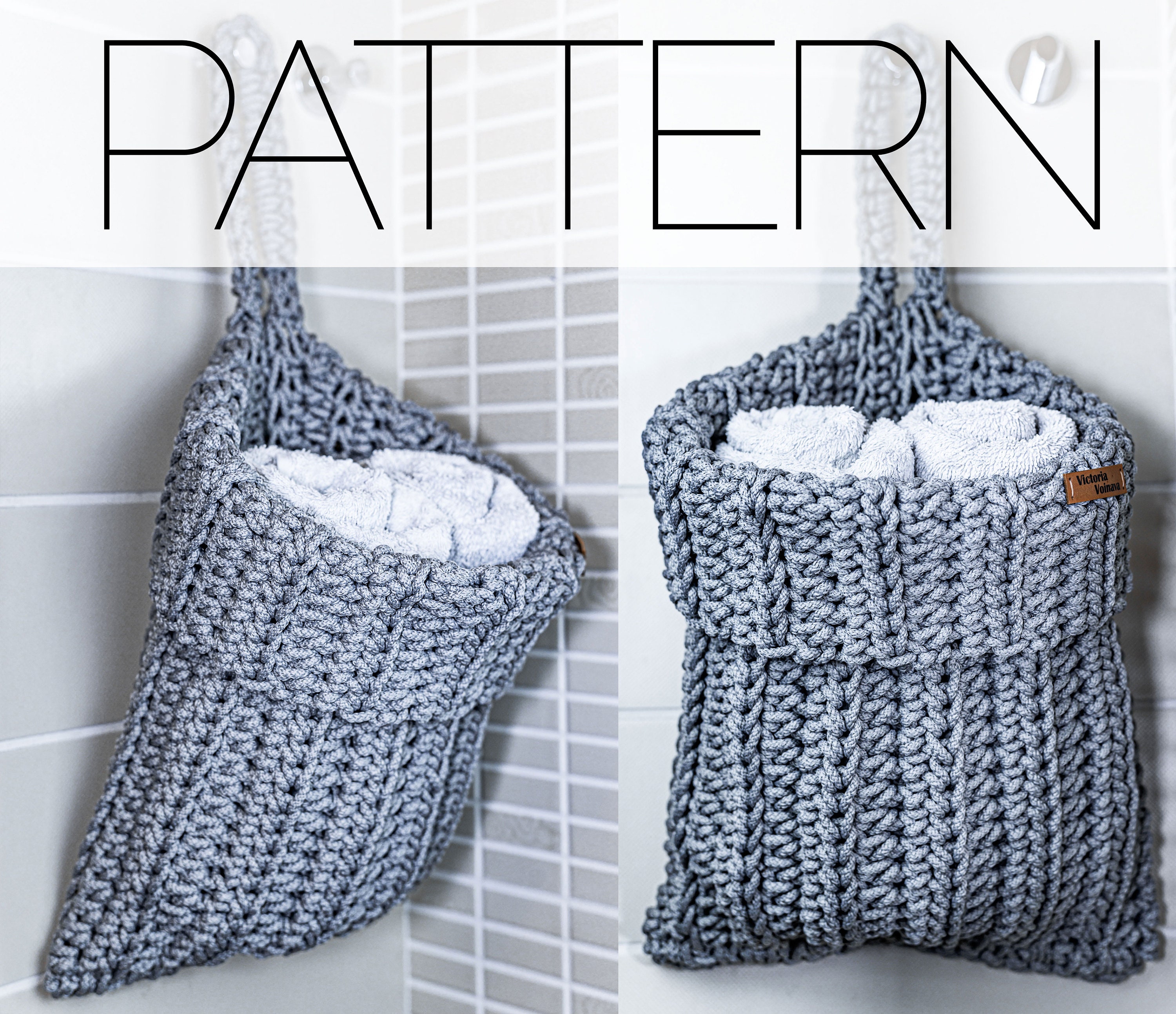 Crochet Hanging Basket Pattern | Crochet Pod Pattern - Etsy