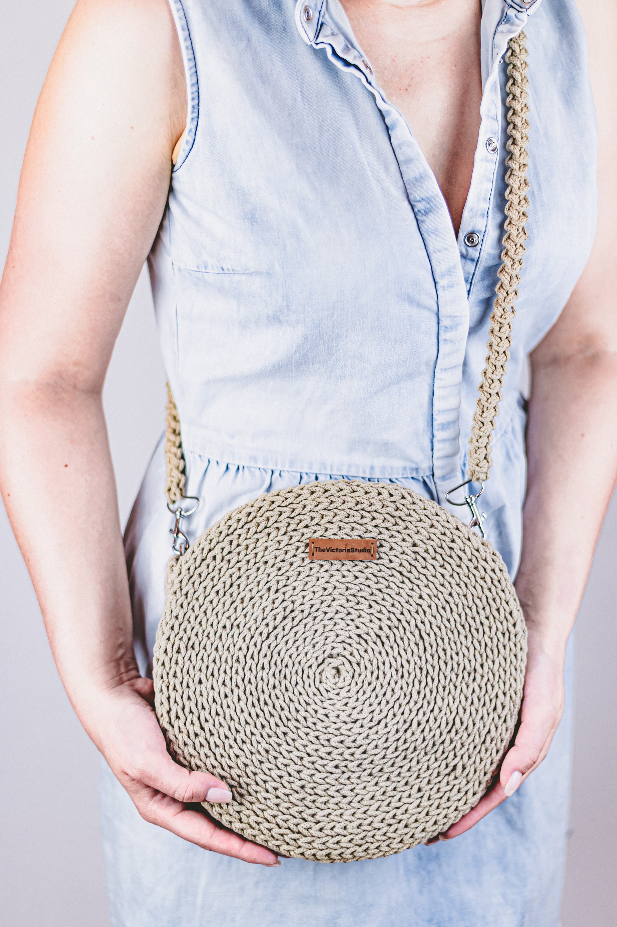 Crochet Round Bag Pattern Crochet Circle Bag Pattern Crochet Circle ...