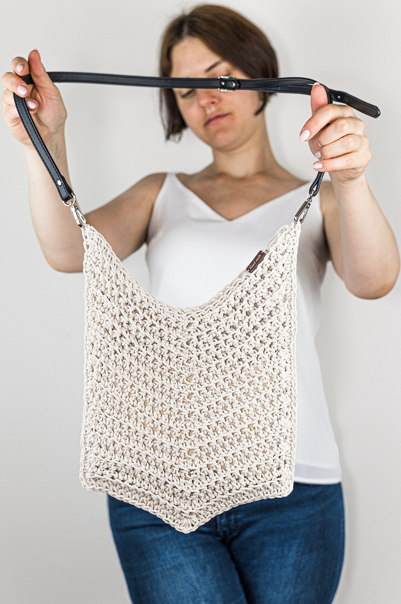 Crochet Bag Pattern Crochet Summer Bag Pattern Crochet Reusable Net Bag ...