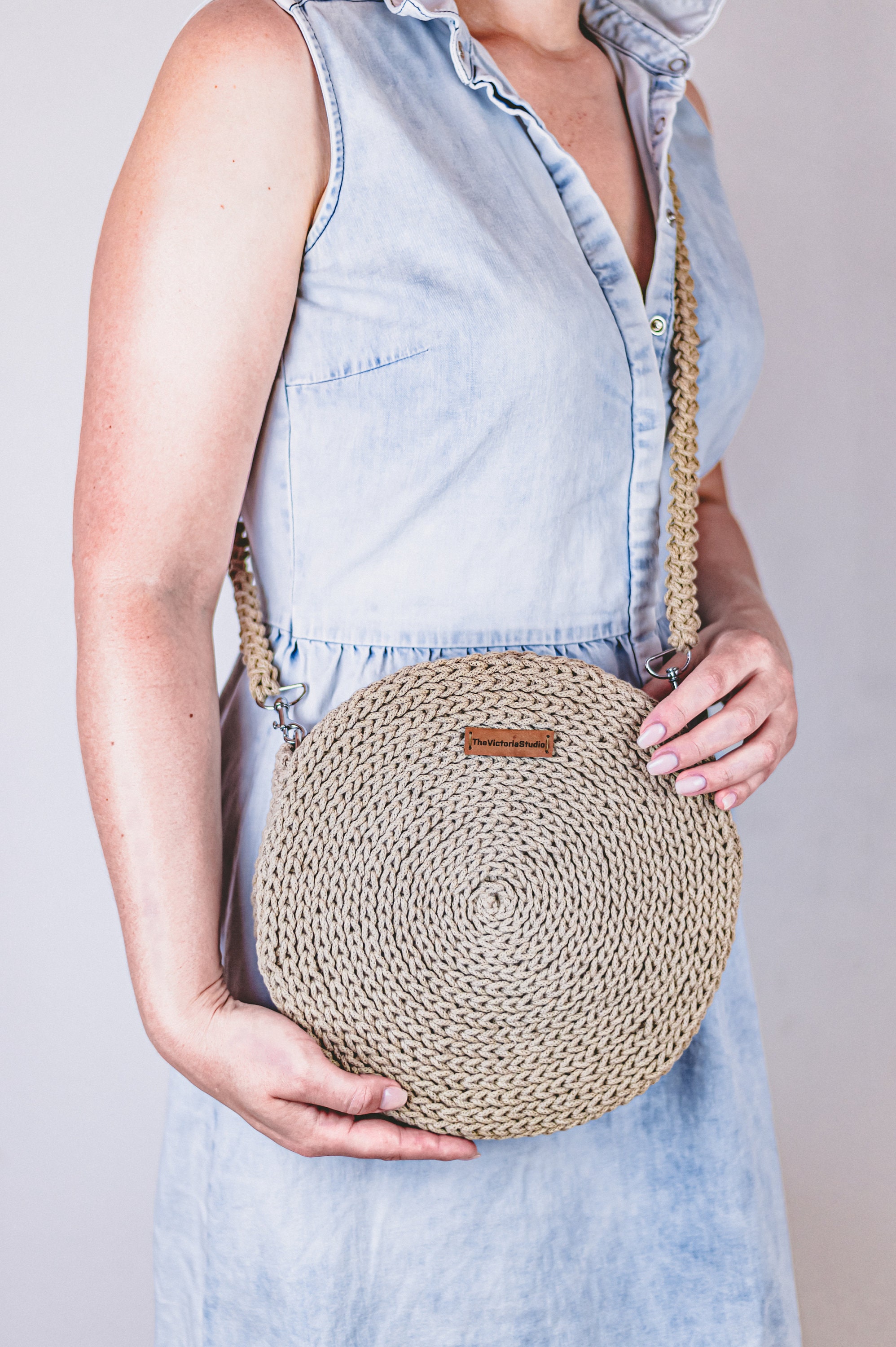 Crochet Round Bag Pattern Crochet Circle Bag Pattern Crochet Circle ...