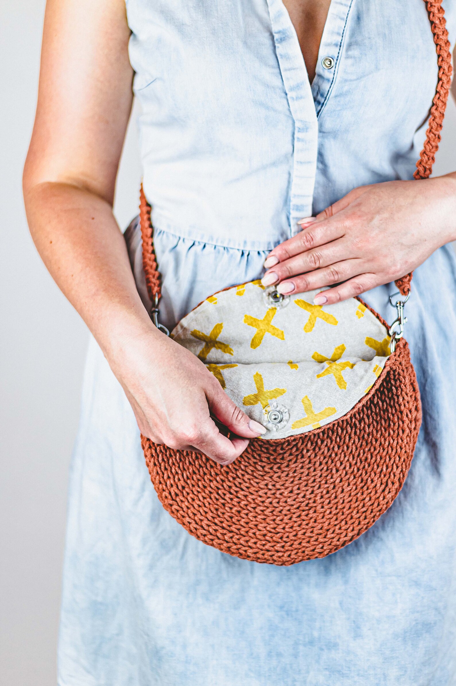 Crochet Circle Bag Pattern | Crochet Round Bag Pattern | Crochet Circle ...