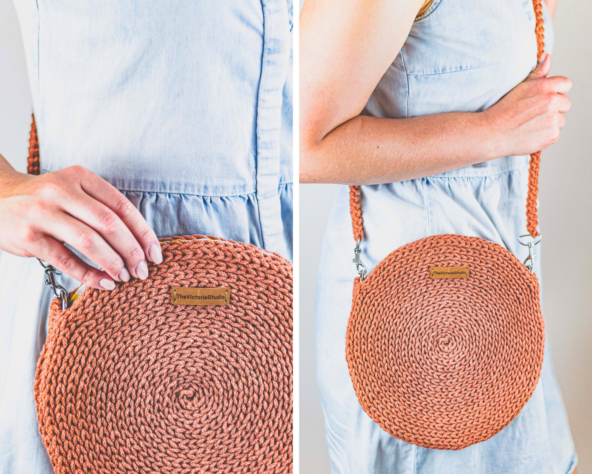 Crochet Circle Bag Pattern Crochet Round Bag Pattern - Etsy