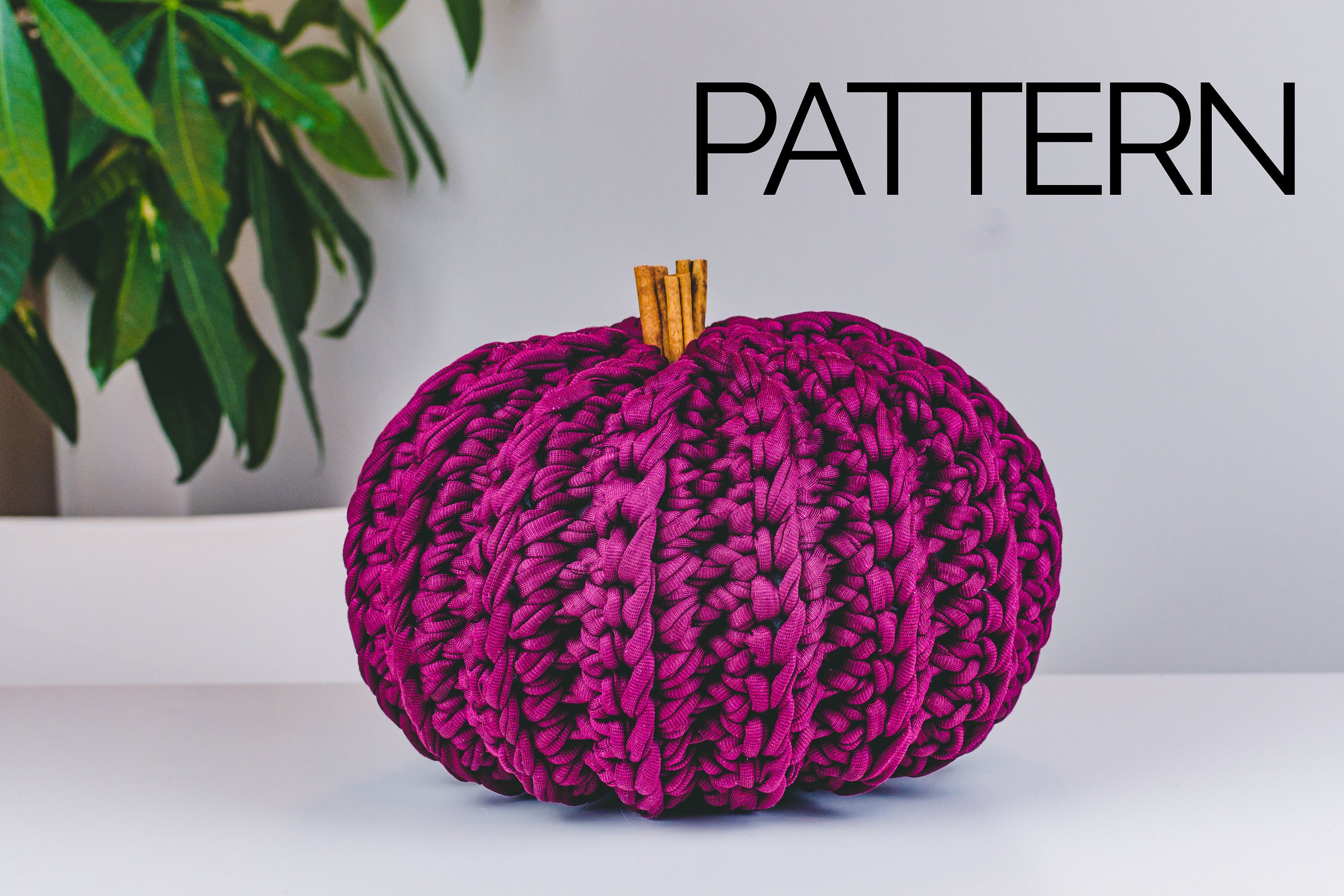 Crochet Pumpkin Pattern | Halloween Home Decor | Crochet Farmhouse ...