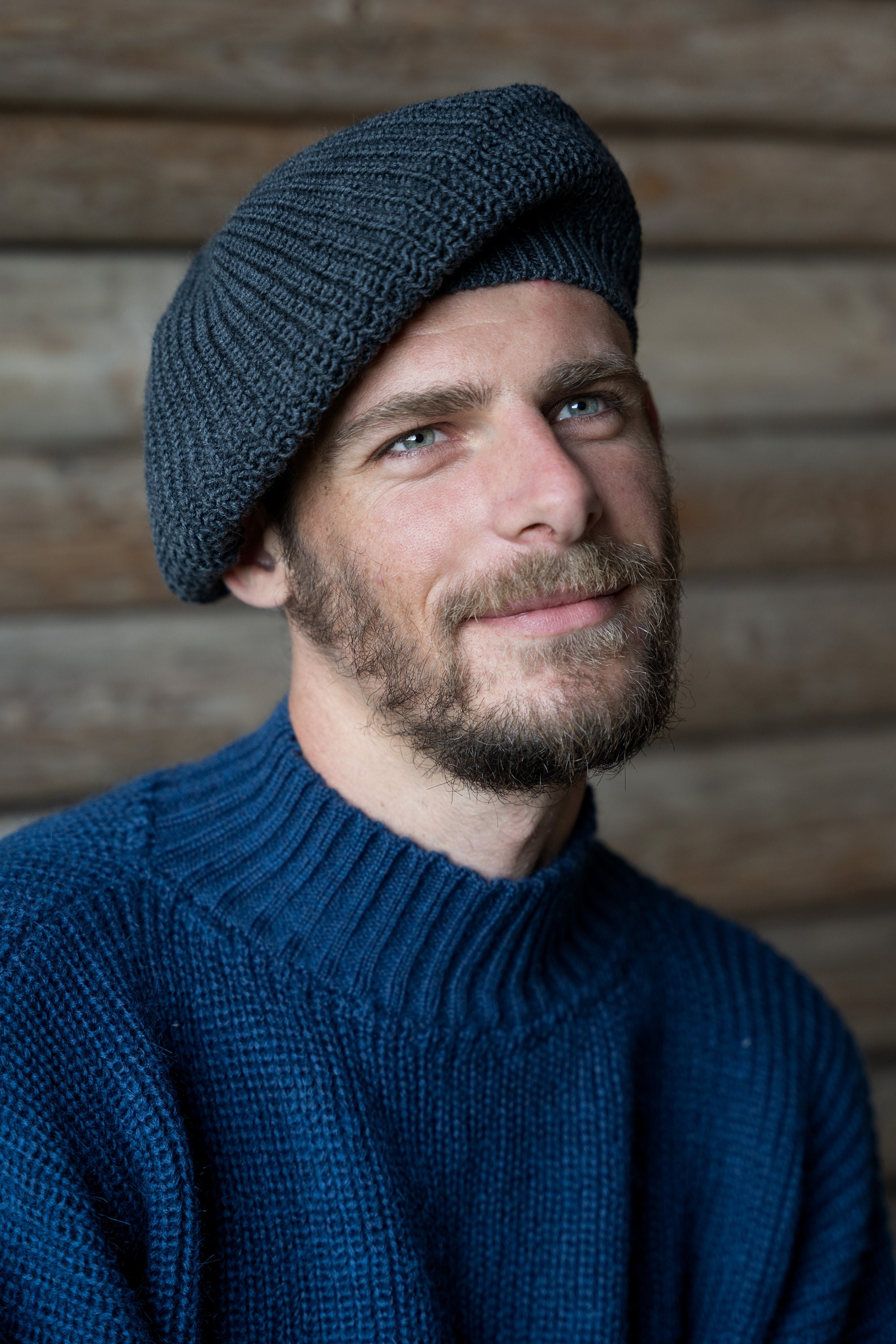 Knitted Man's Beret Cap, Stylish Woolen Beret for Men, Men's Autumn ...