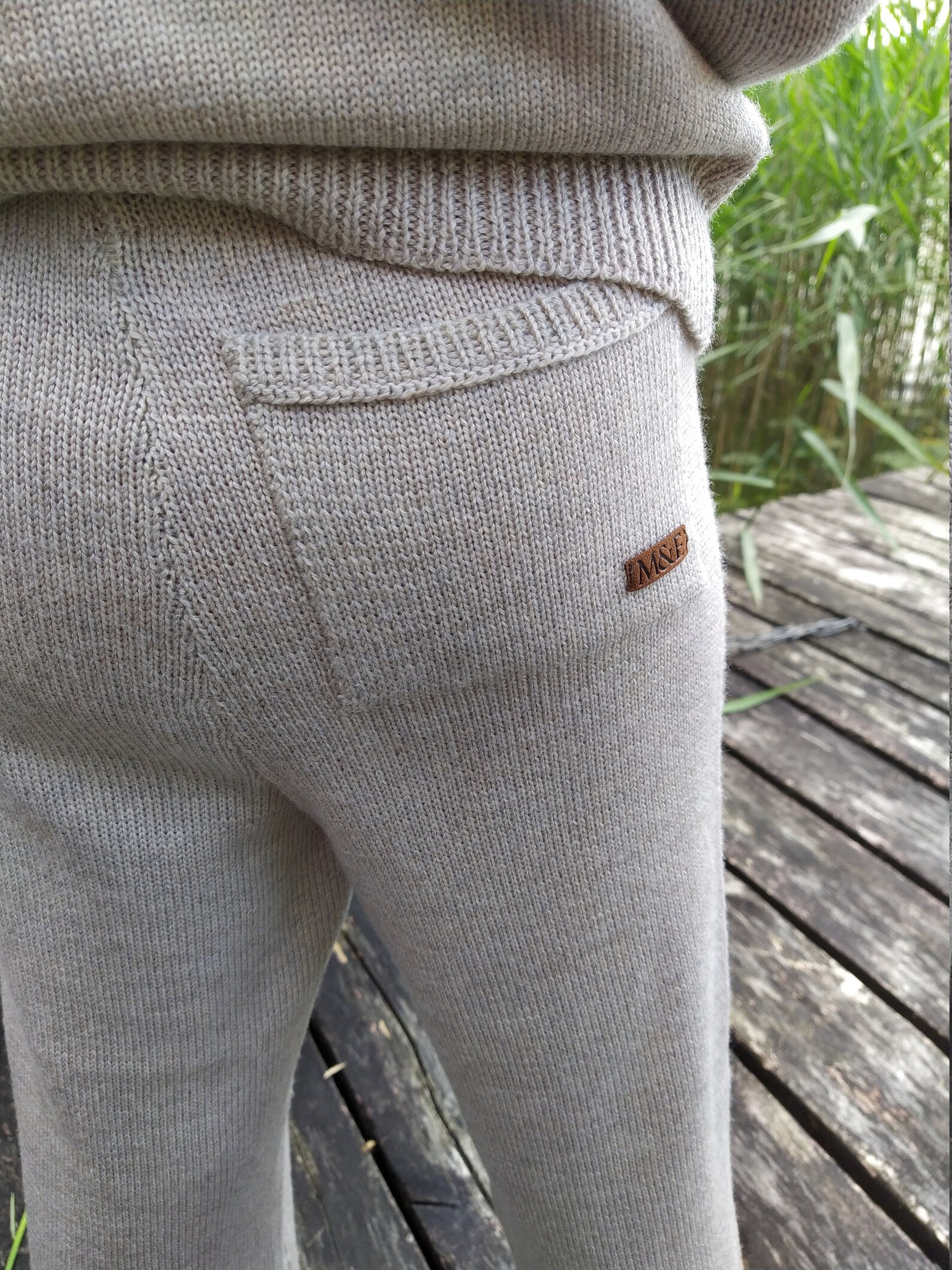 Knitted Merino Wool Set, Kids Tops and Trousers, Soft Organic Wool ...