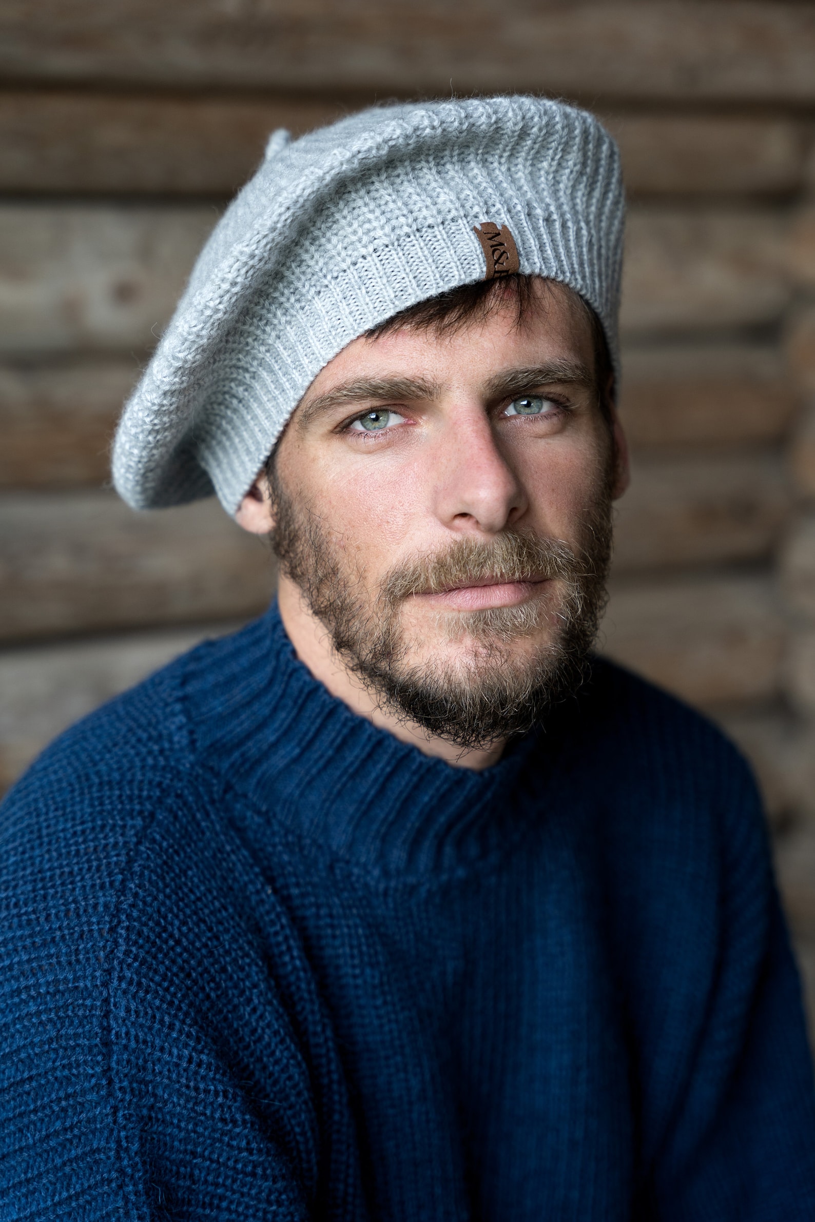 Knitted Man's Beret Cap, Stylish Woolen Beret for Men, Men's Autumn ...