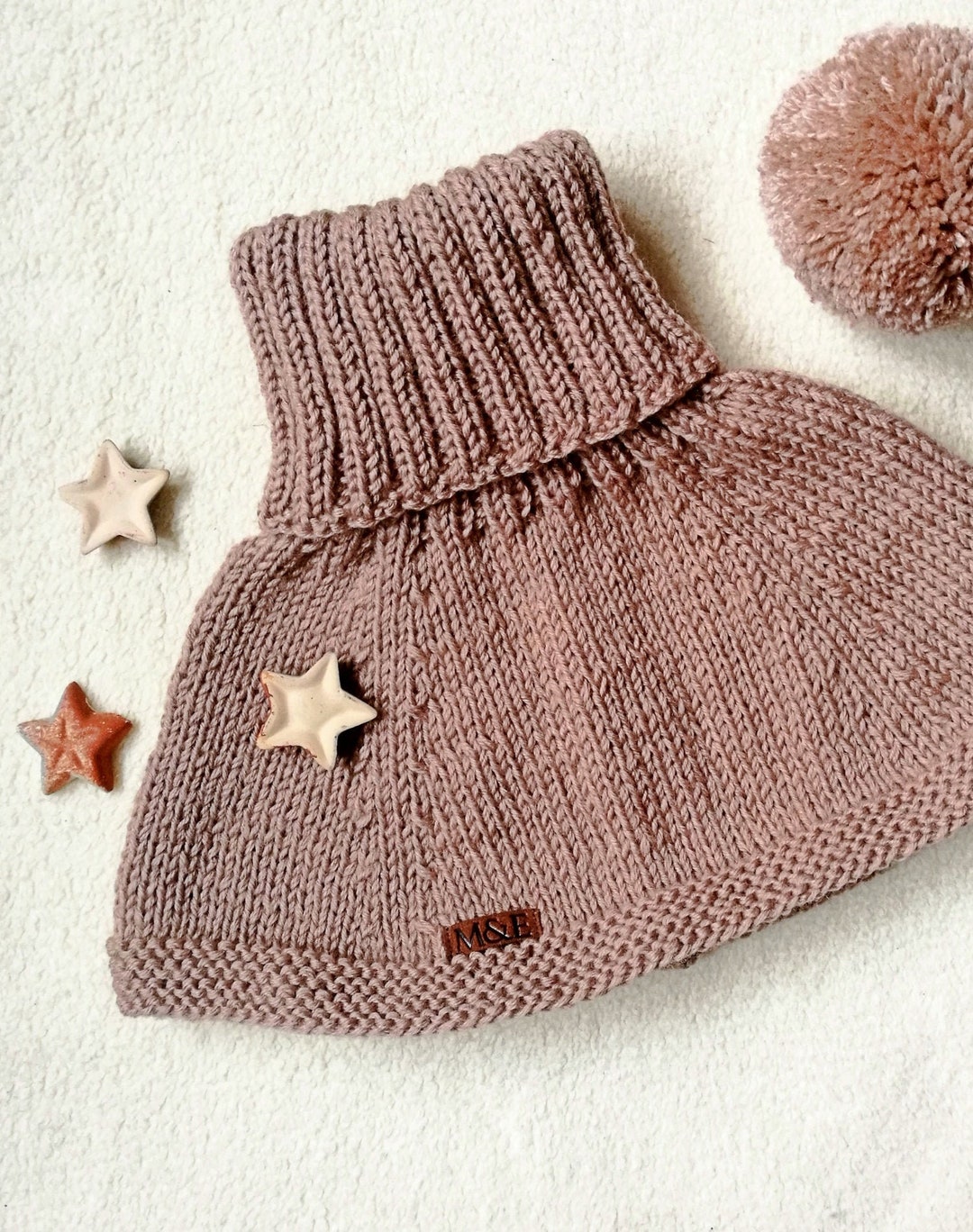 Merino Wool Kids Neck Warmer, Spring Warm Comfy Turtleneck Collar for ...