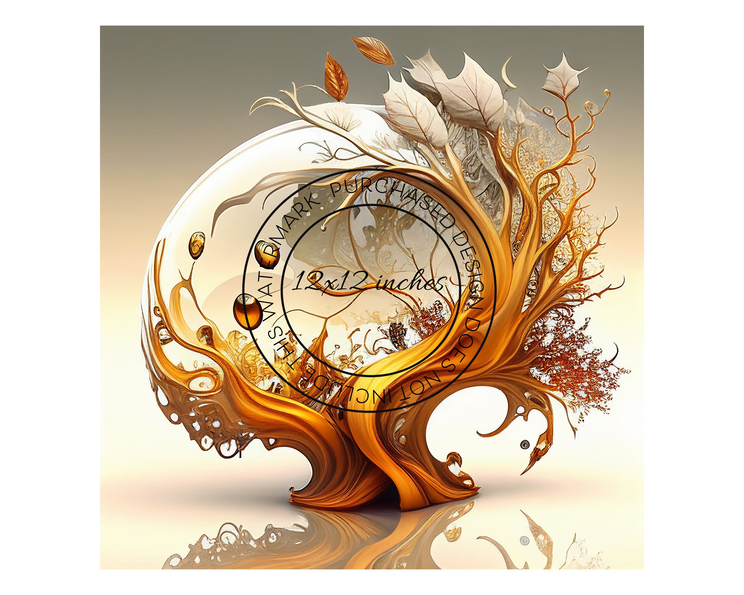 Amber Theme Wall Art Fantasy Prints Golden Gifts - Etsy