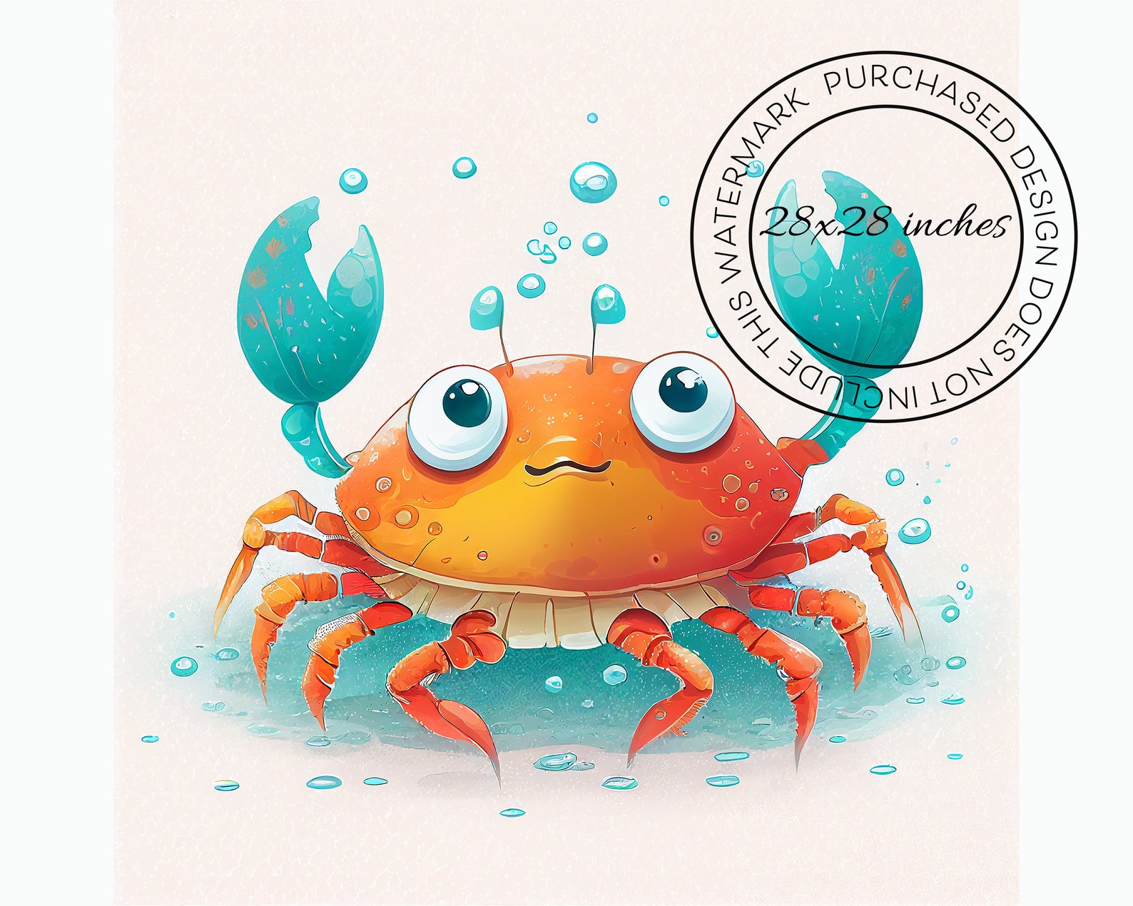 Cute Sea Animals Sea Creatures Ocean Clipart Under the Sea - Etsy UK