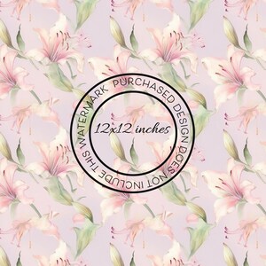 Printable Lily Backgrounds Digital Paper Pack Seamless - Etsy