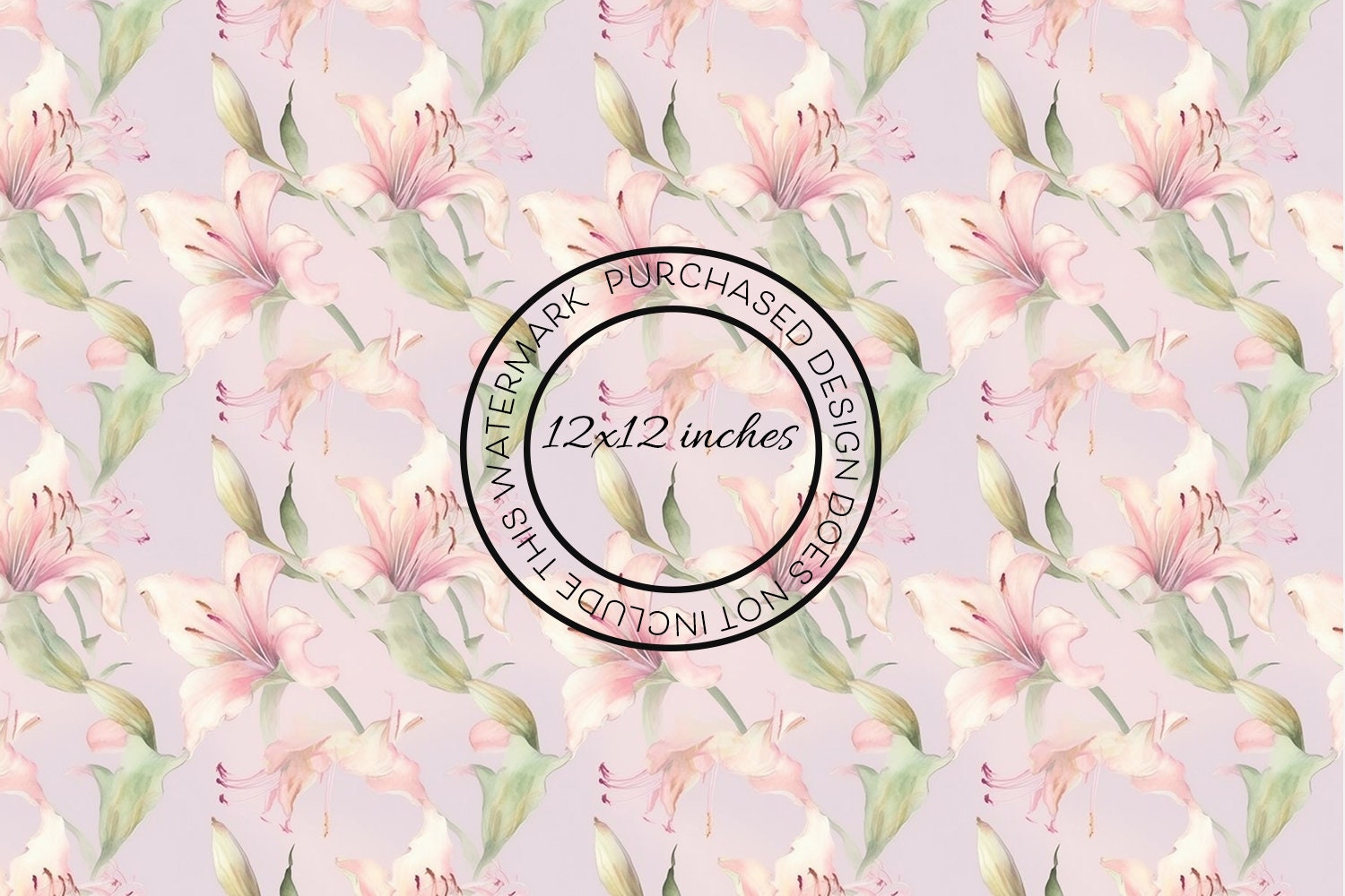 Printable Lily Backgrounds, Digital Paper Pack, Seamless Patterns ...