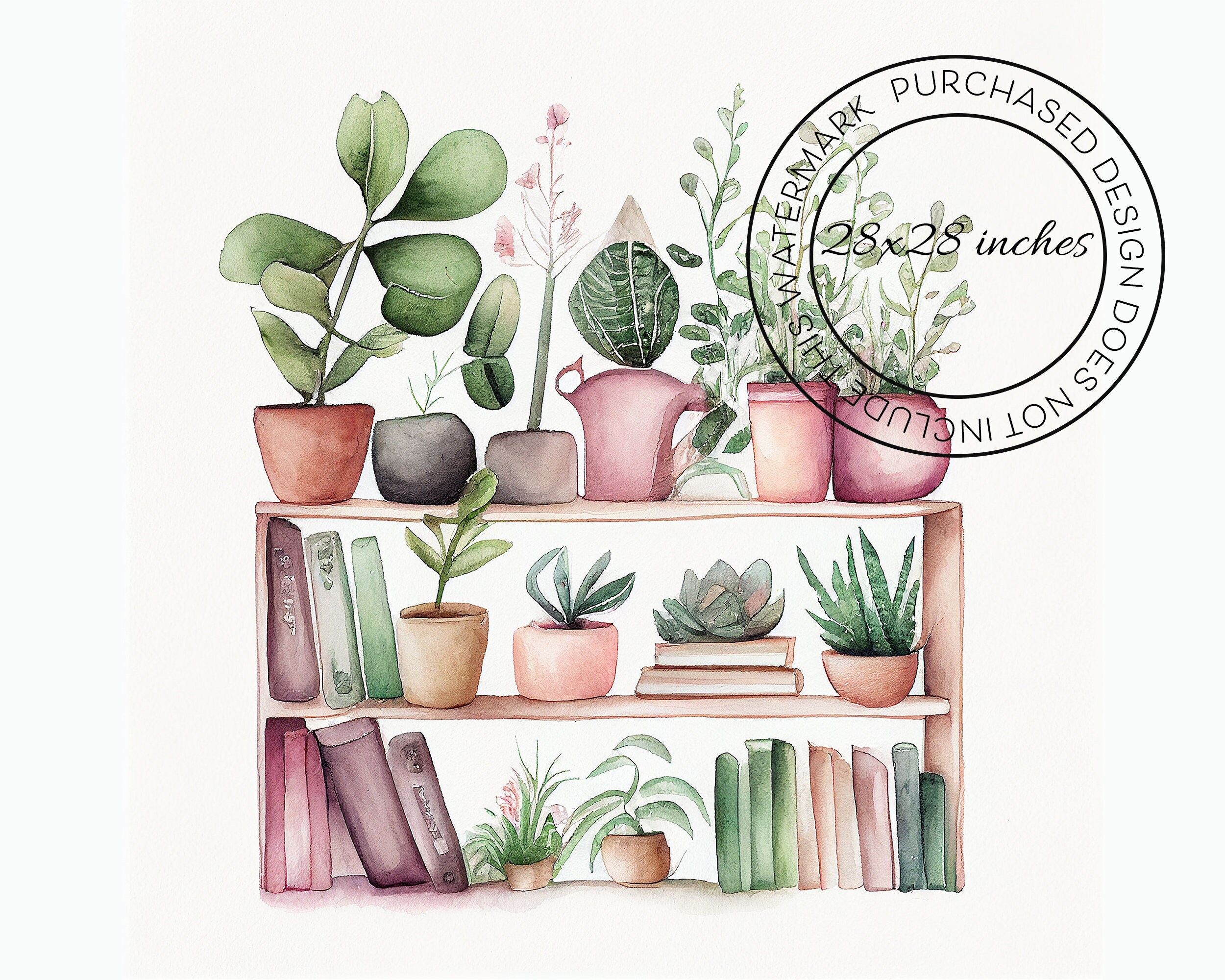 Bookcase Clipart Bundle Indoor Plants Book Shelf Home - Etsy Australia