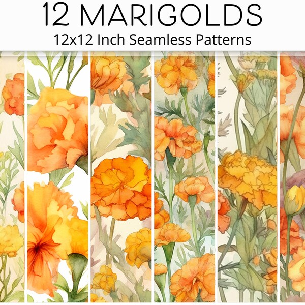 Marigold Print - Etsy