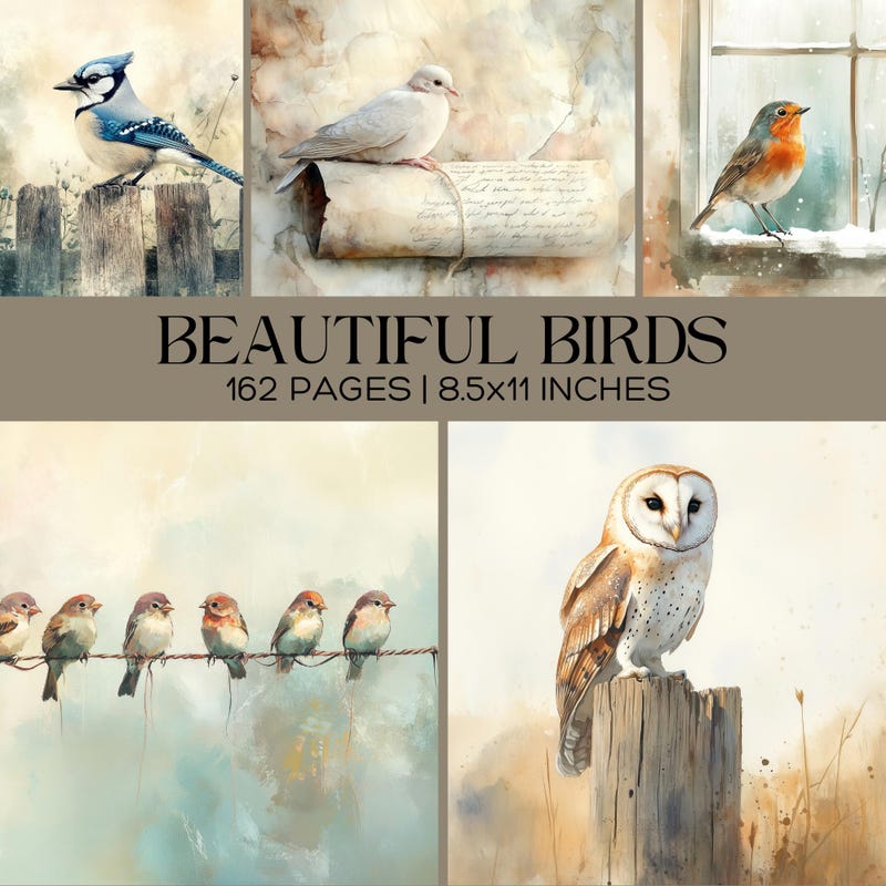 Realistic Bird Pictures - Etsy UK
