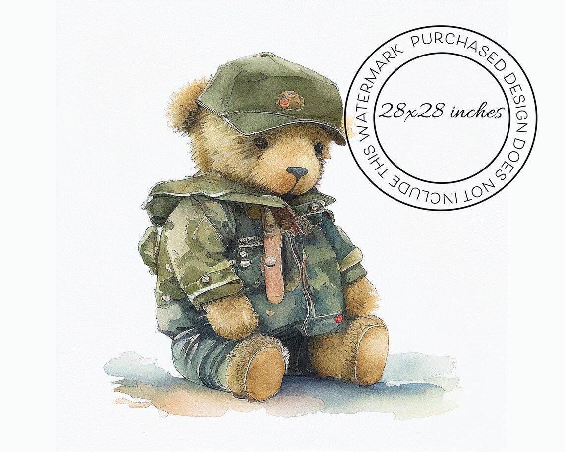 Military Teddy Bears Clipart Teddies in Camoflauge Clothing - Etsy