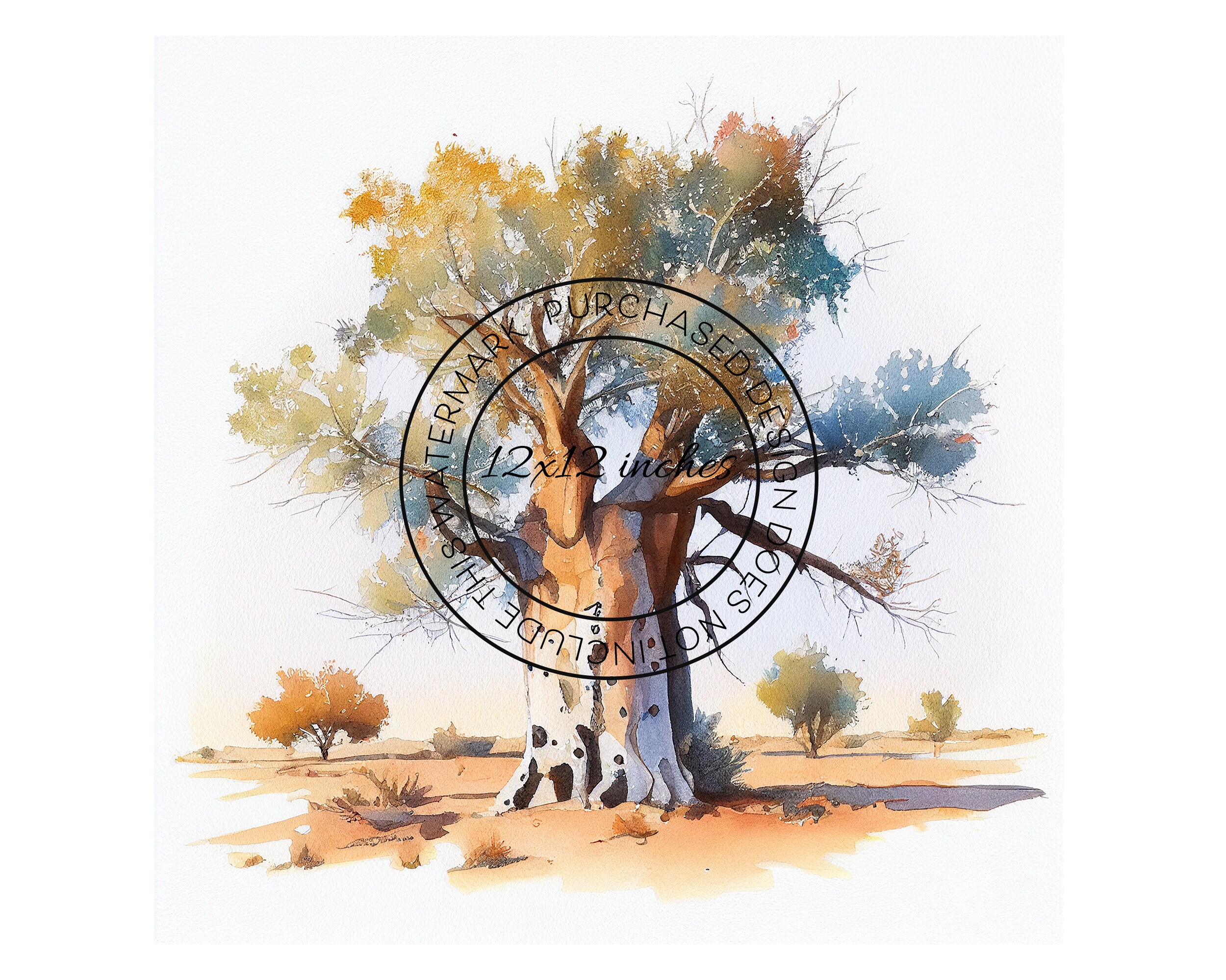 Boab Trees Australian Outback Printable Art Boab Wall Art - Etsy