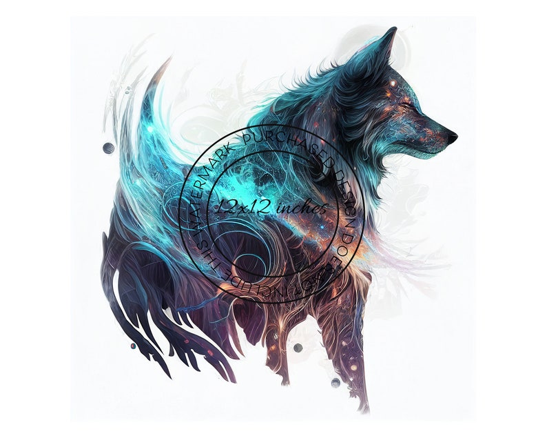 Fantasy Wolf Head Clipart, Wolf Backgrounds, Wolf Prints, Wolf Wall Art ...