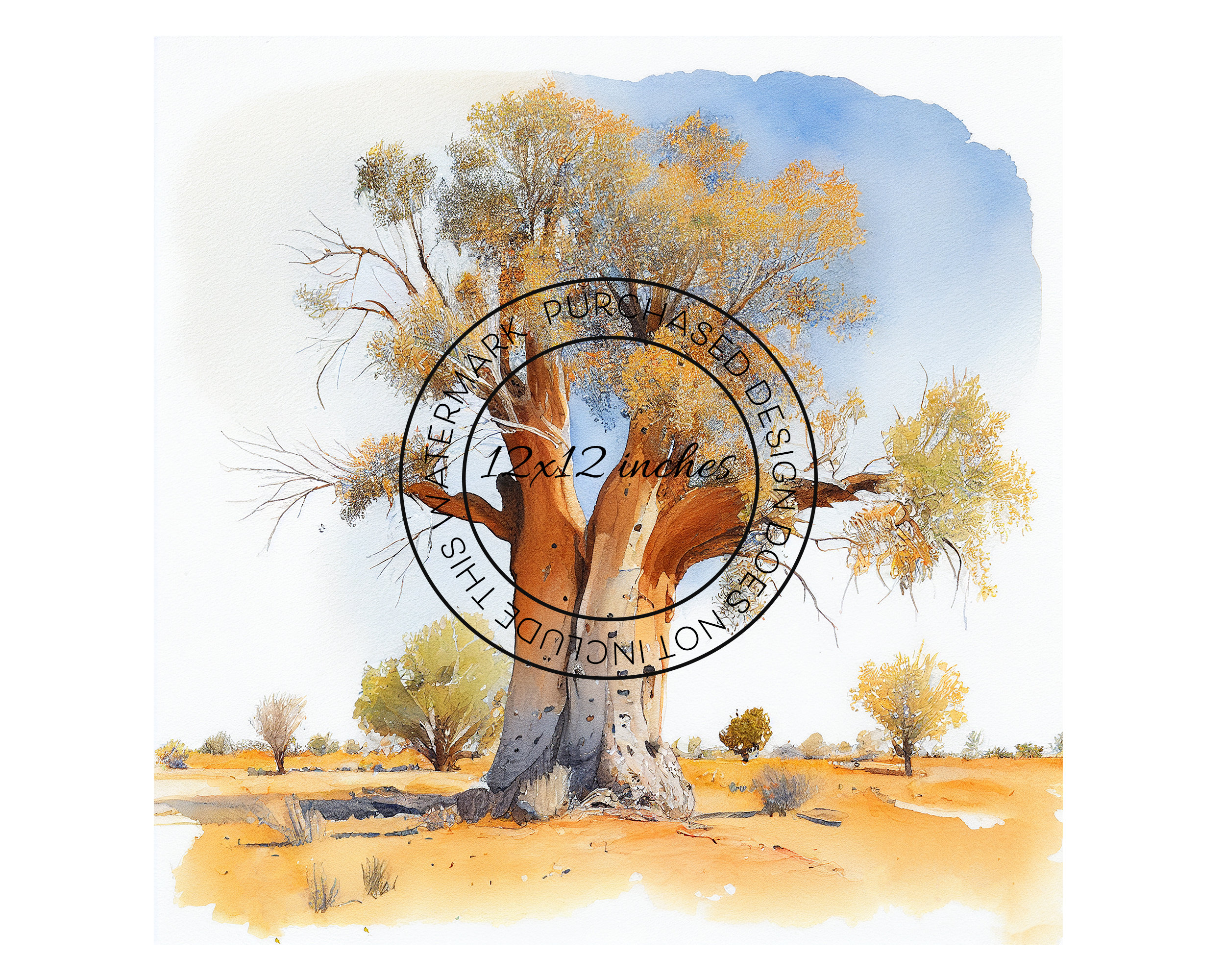 Boab Trees Australian Outback Printable Art Boab Wall Art - Etsy