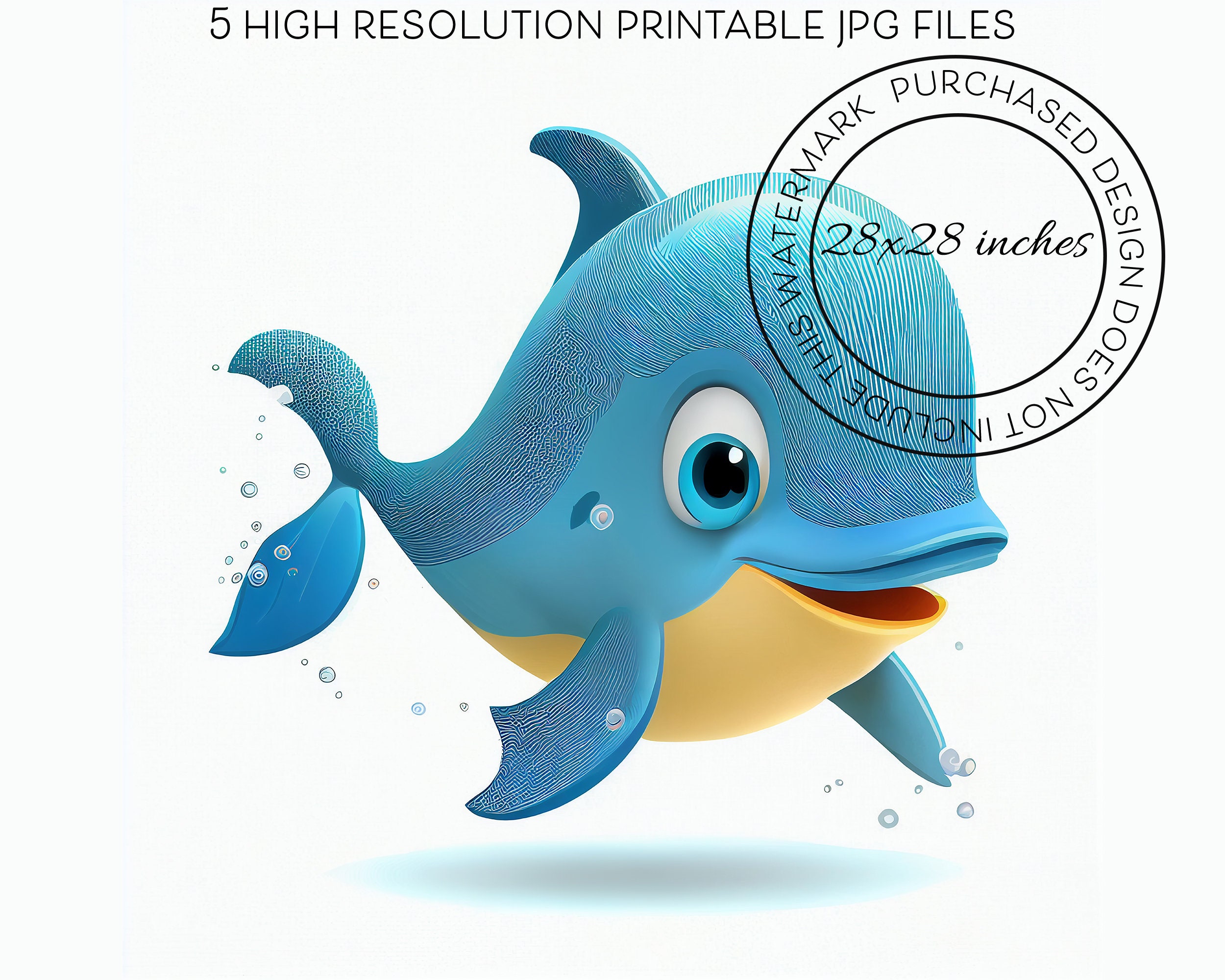 Cute Sea Animals Sea Creatures Ocean Clipart Under the Sea - Etsy UK