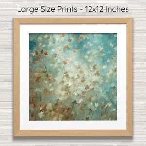 Green Leaf Pattern Digital Paper, Leafy Background Prints for ...