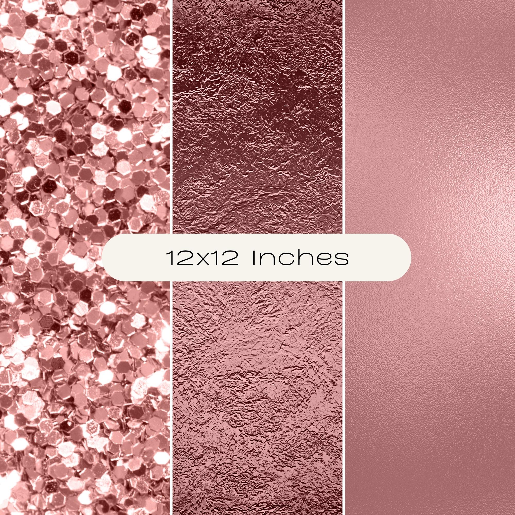 Rose Gold Textures Digital Paper, Foil Backgrounds (digital Download ...