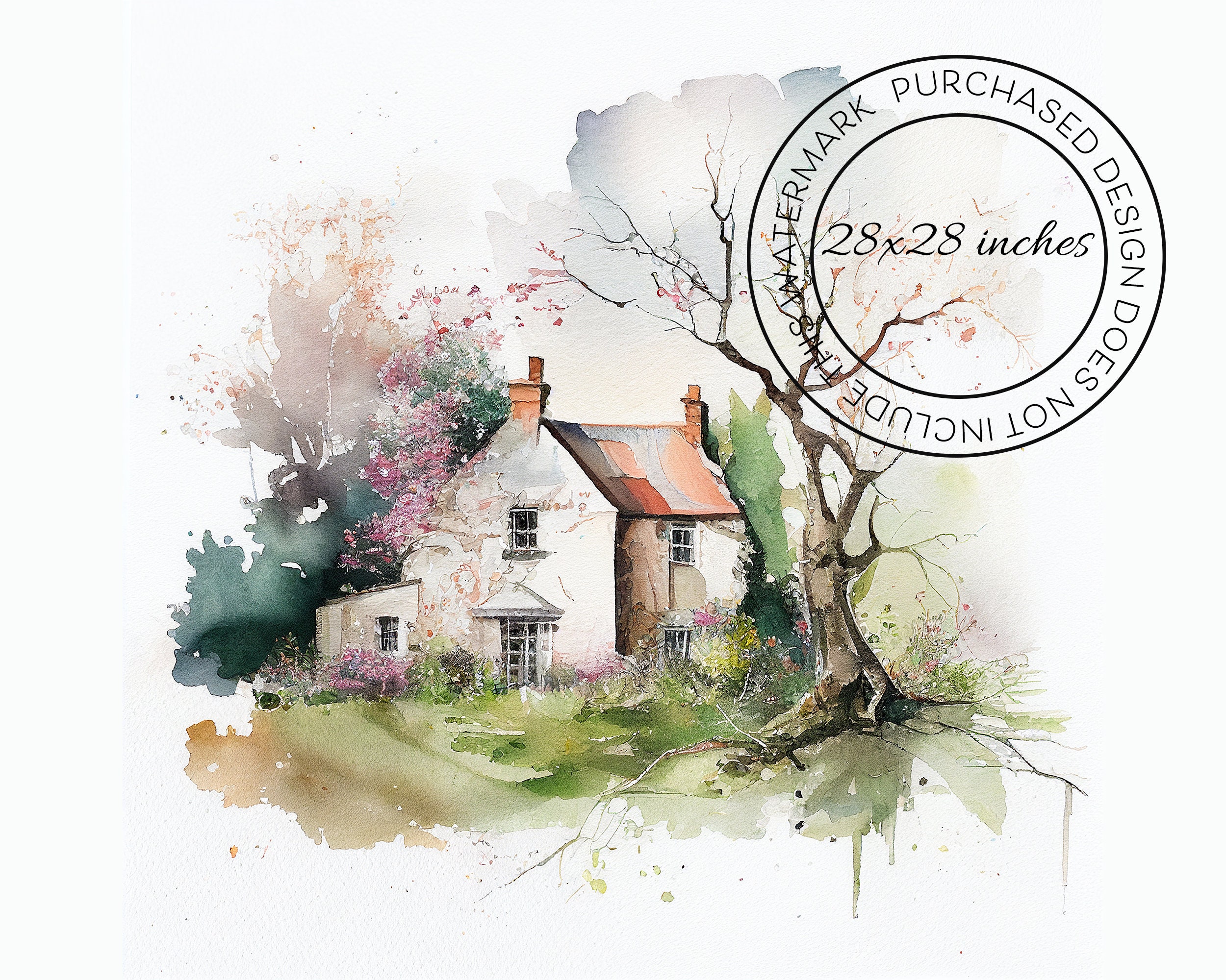 Farmhouse Wall Art Set of 5 Farmhouse Poster Watercolour - Etsy