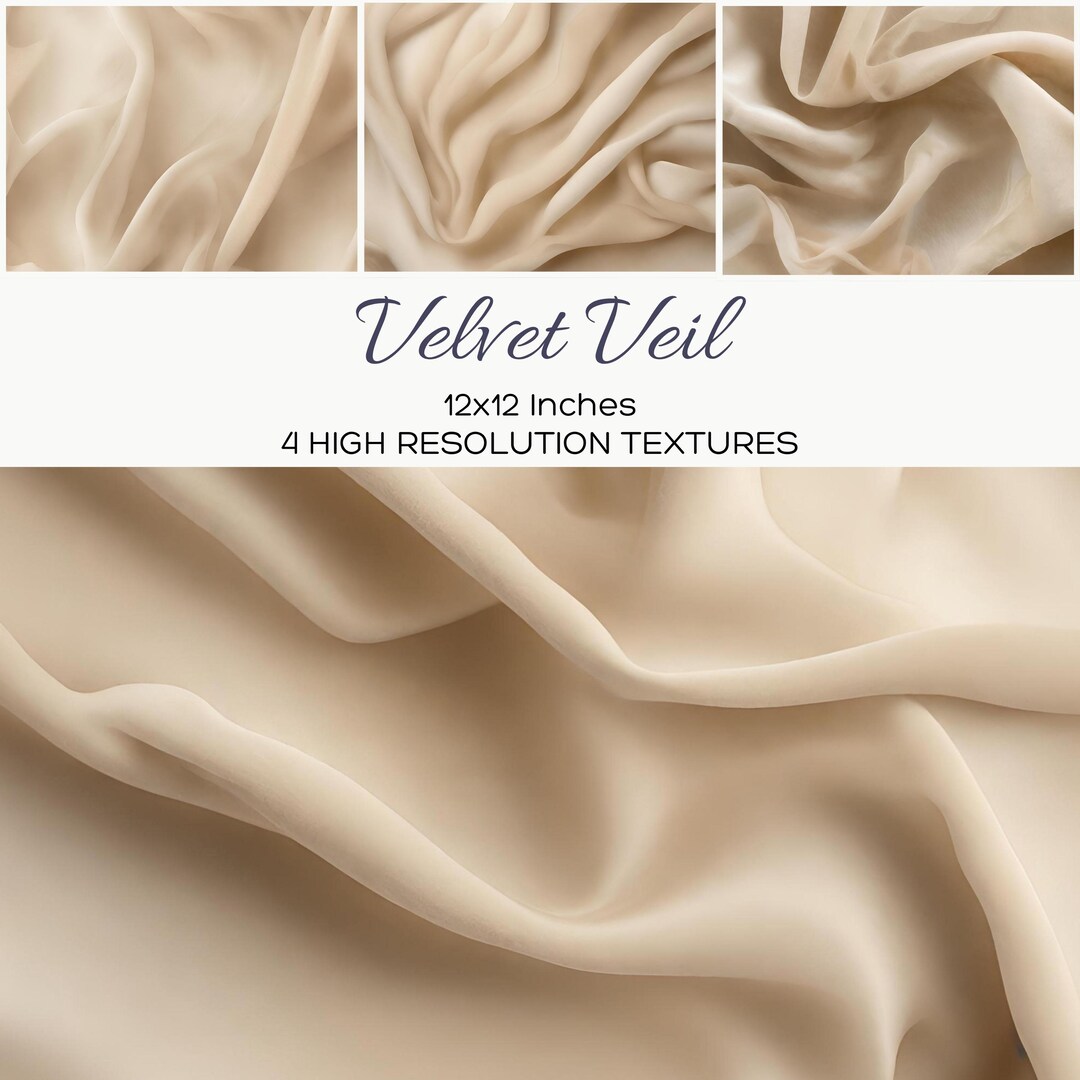 Velvet Veil Textured Backgrounds, Set of 4 Neutral Backgrounds, Premade ...