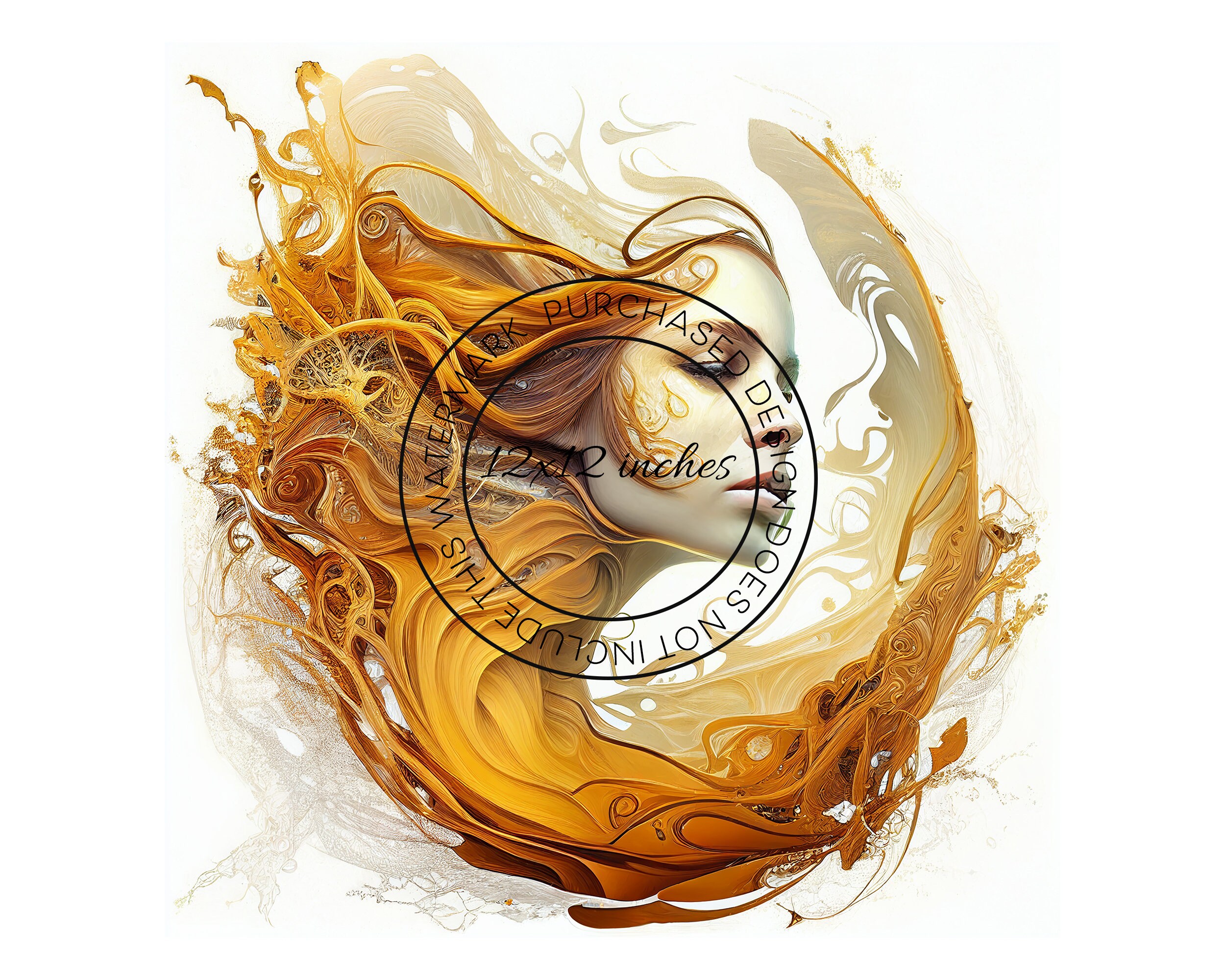 Amber Theme Wall Art Fantasy Prints Golden Gifts - Etsy