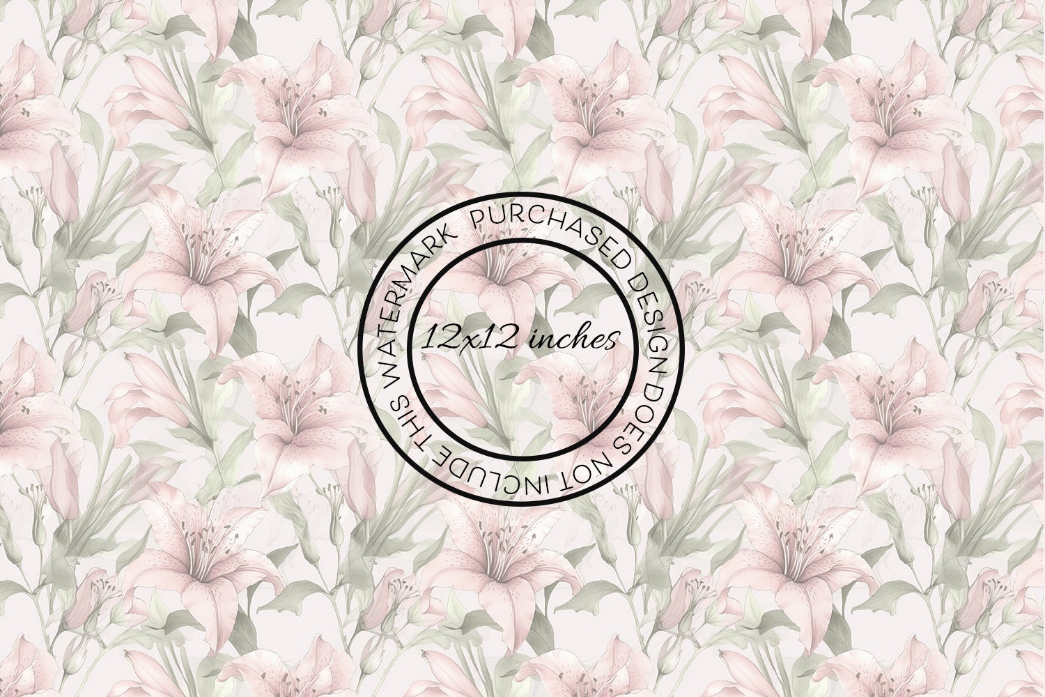 Printable Lily Backgrounds, Digital Paper Pack, Seamless Patterns ...