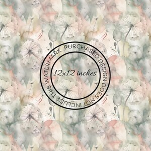 Watercolour Dandelion Seeds Digital Paper Pack, Seamless Pattern for ...