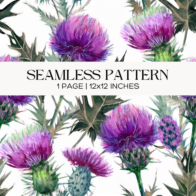 Thistle Fabric - Etsy