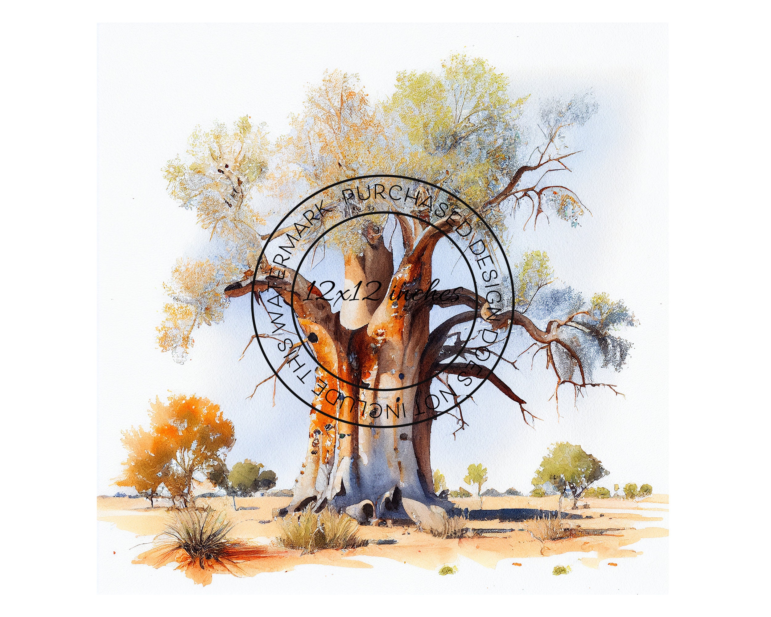 Boab Trees Australian Outback Printable Art Boab Wall Art - Etsy