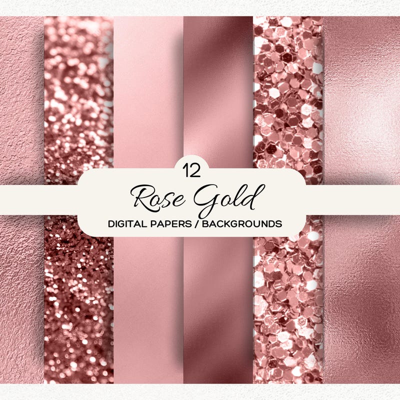 Rose Gold Paper - Etsy
