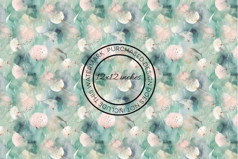 Watercolour Dandelion Seeds Digital Paper Pack, Seamless Pattern for ...