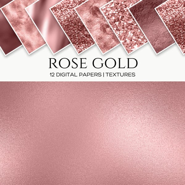 Rose Gold Paper - Etsy