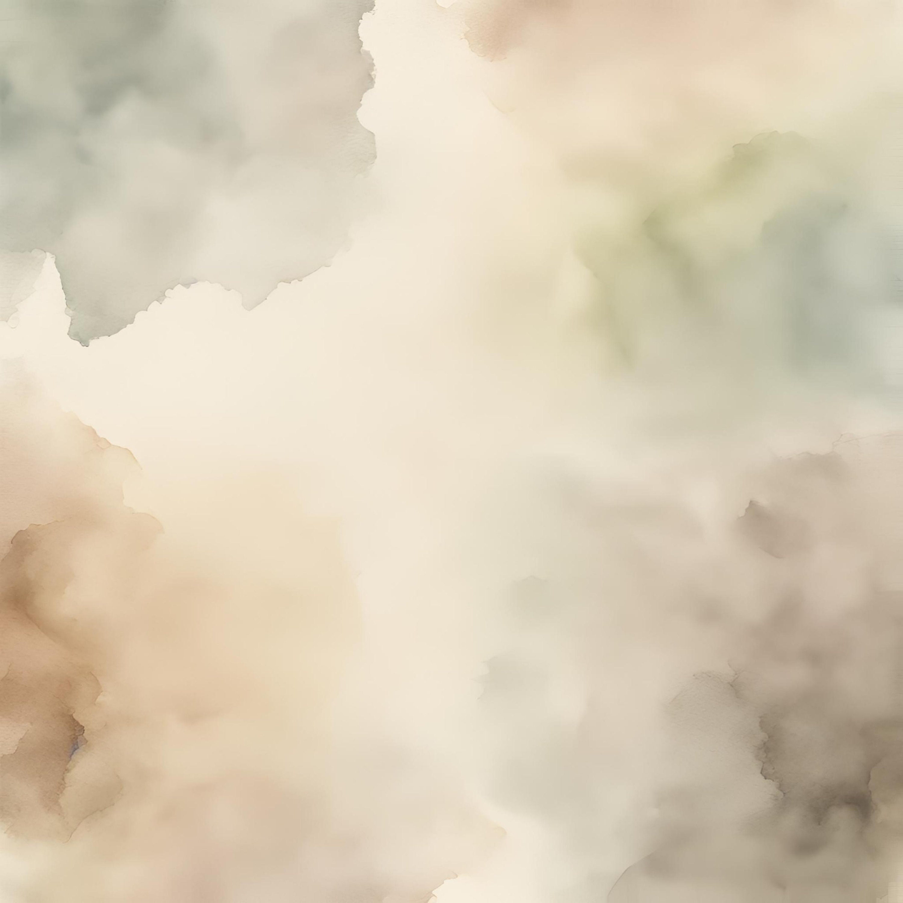 Natures Wash Neutral Watercolour Textured Backgrounds Digital - Etsy