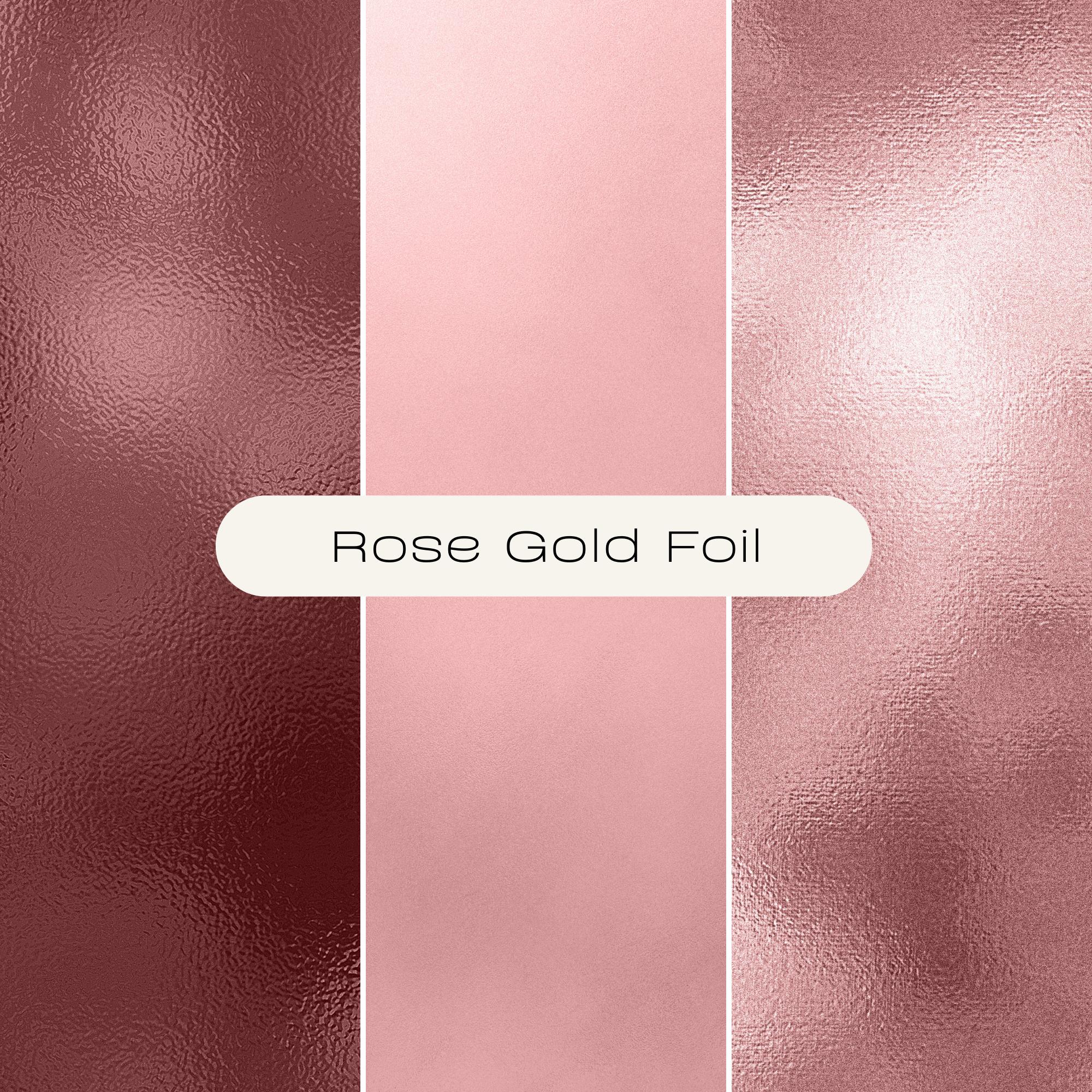 Ose Gold Glitter Digital Paper Pack, Pink Foil Backgrounds, Metallic ...