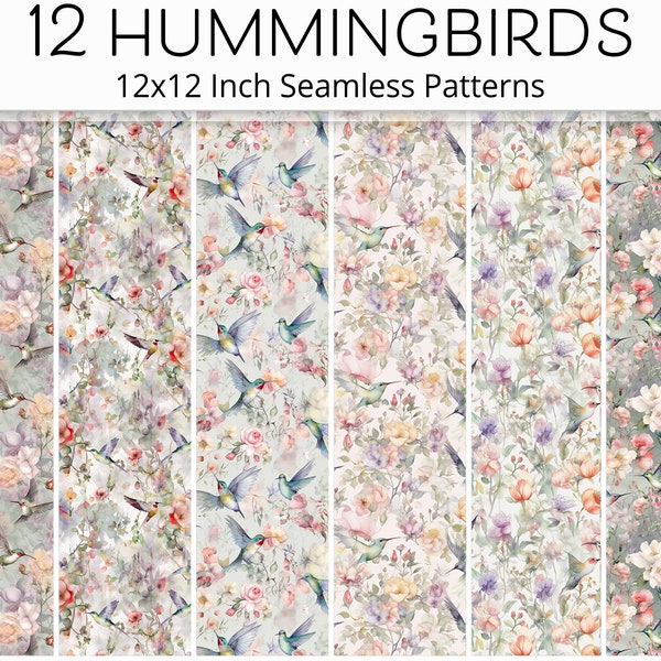 Hummingbird Pattern - Etsy