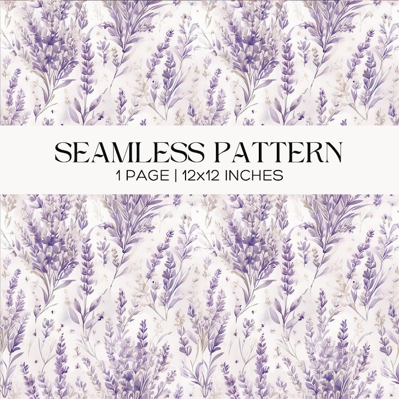 Floral Wallpaper Lavender - Etsy