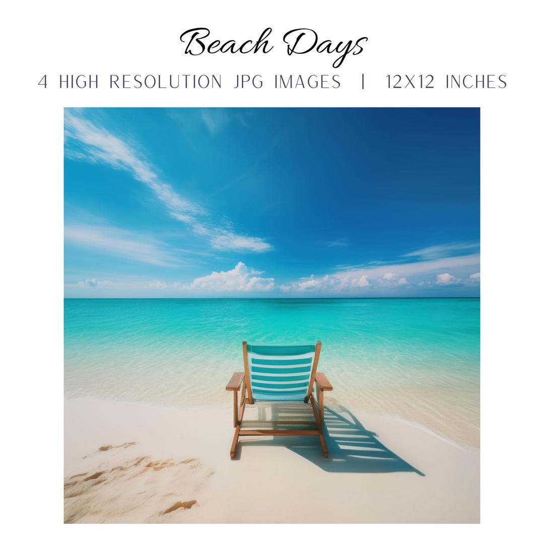 Beach Photo Prints, Coastal Digital Art, Beach Backgrounds, Beach ...