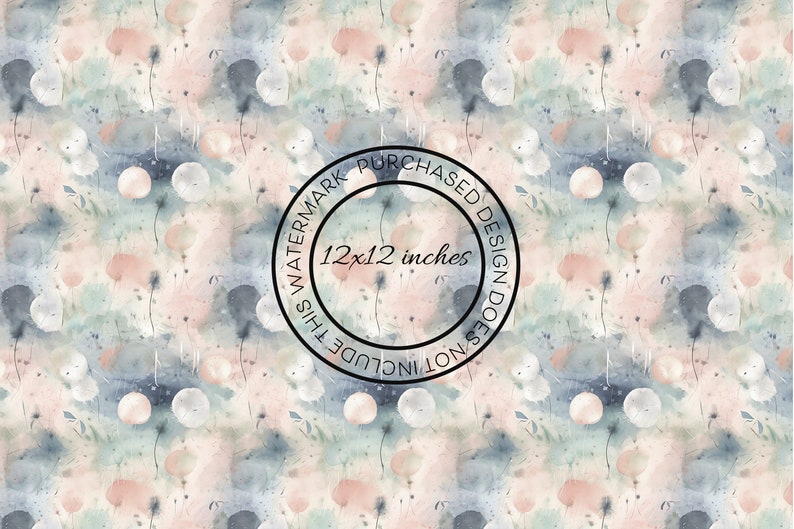 Watercolour Dandelion Seeds Digital Paper Pack, Seamless Pattern for ...