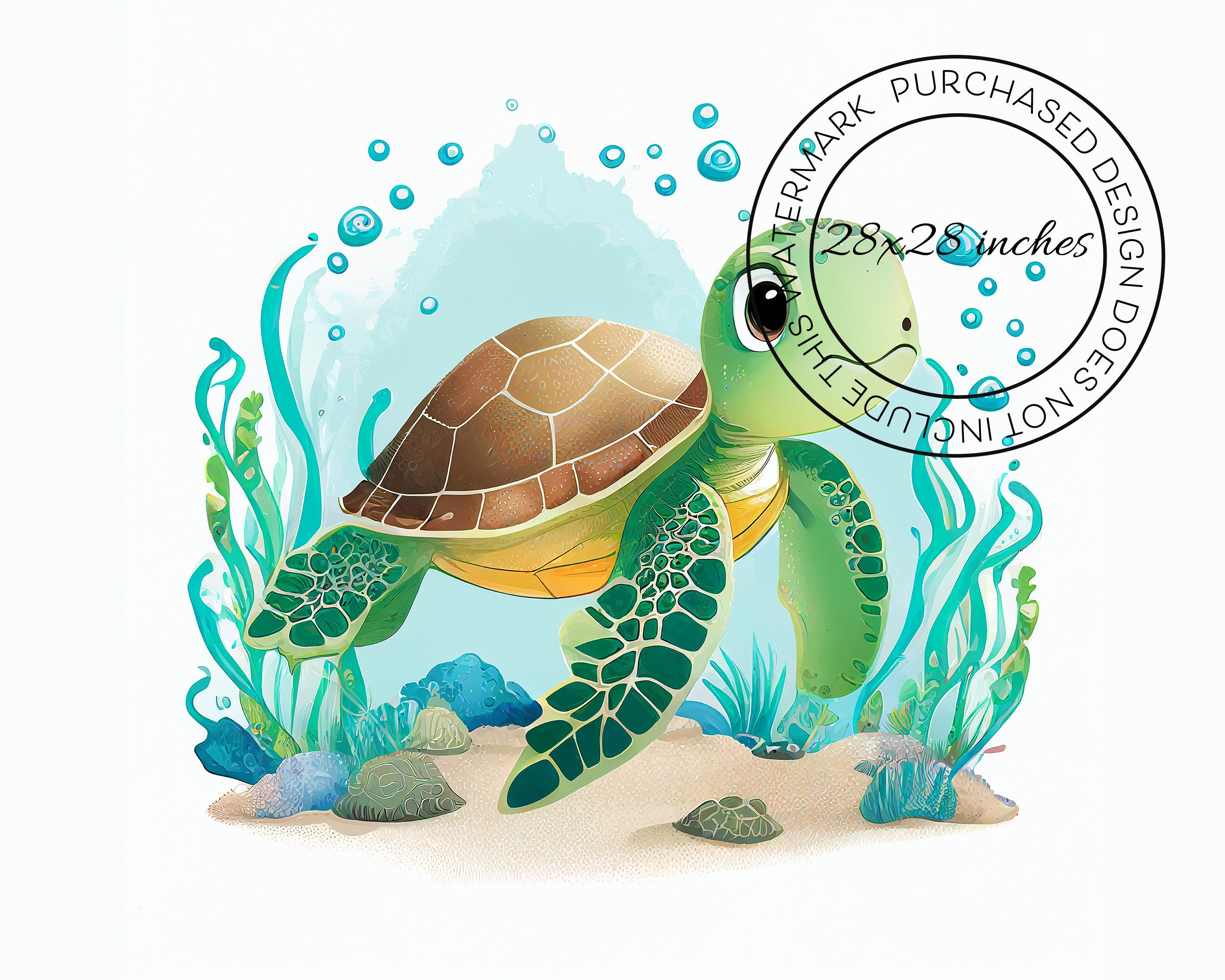 Cute Sea Animals Sea Creatures Ocean Clipart Under the Sea - Etsy UK