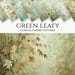 Green Leaf Pattern Digital Paper, Leafy Background Prints for ...