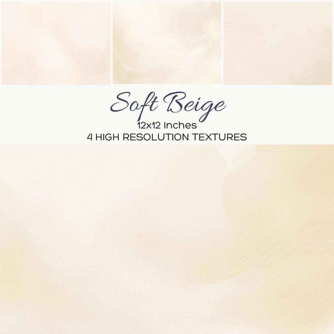 Soft Beige Watercolor Wash Backgrounds Neutral Abstract Digital ...