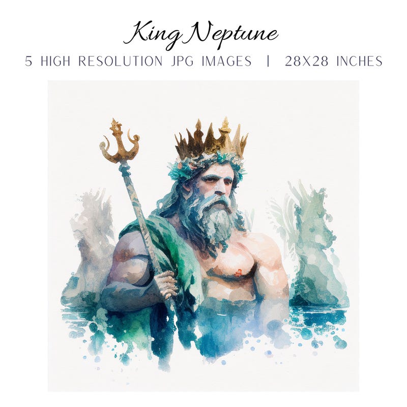 King Neptune Art - Etsy