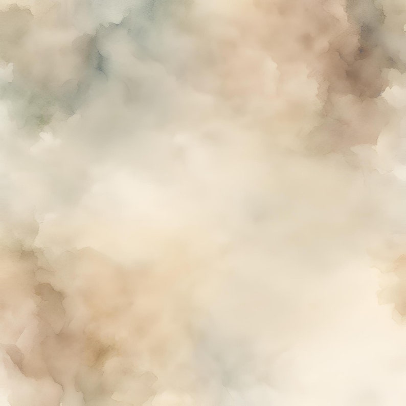 Natures Wash Neutral Watercolour Textured Backgrounds Digital - Etsy