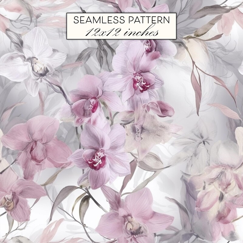Orchid Pattern - Etsy
